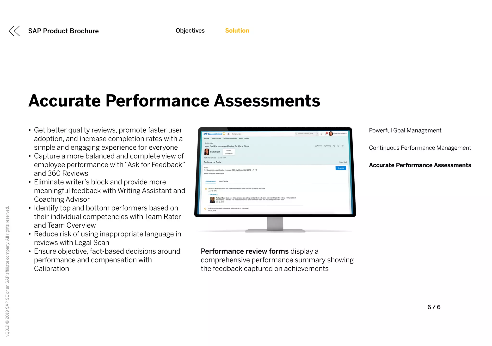 SAP SuccessFactors Performance & Goals | PDF