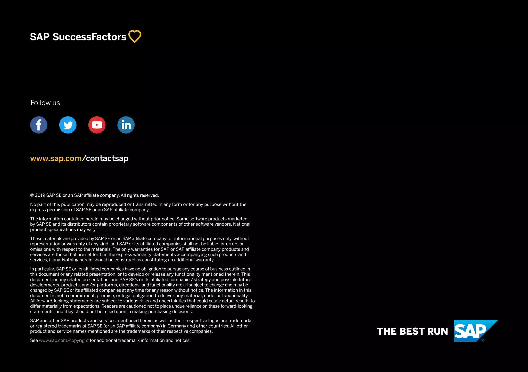 SAP SuccessFactors Performance & Goals | PDF