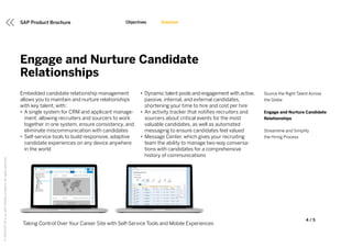 SAP SuccessFactors Recruiting | PDF