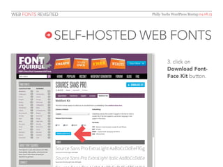 Web Fonts Revisited | PDF | Web Design and HTML | Internet