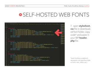 Web Fonts Revisited | PDF | Web Design and HTML | Internet