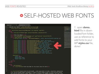 Web Fonts Revisited | PDF | Web Design and HTML | Internet