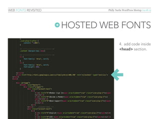 Web Fonts Revisited | PDF | Web Design and HTML | Internet