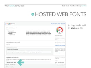 Web Fonts Revisited | PDF | Web Design and HTML | Internet