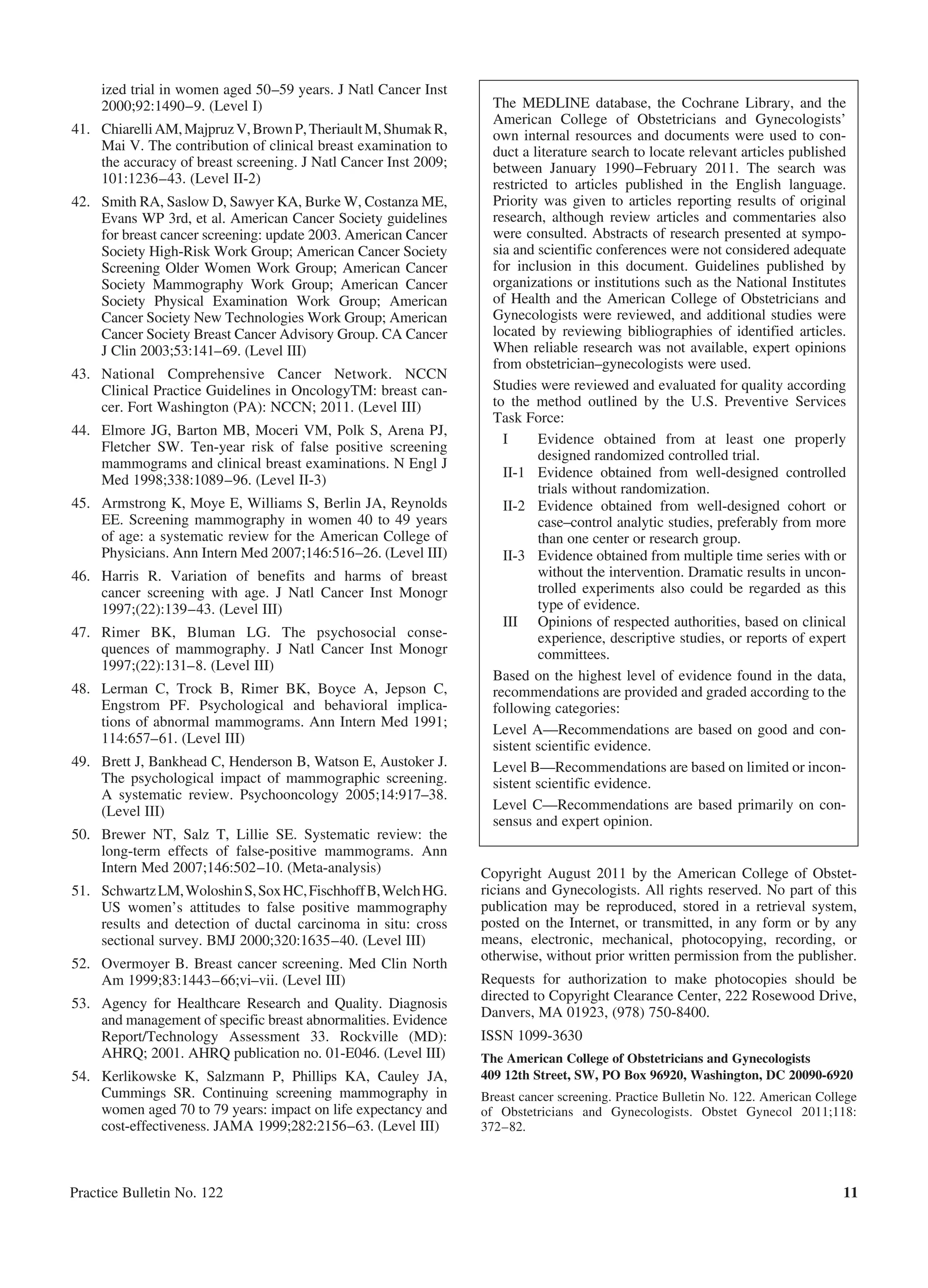 Breast Cancer Screening | PDF