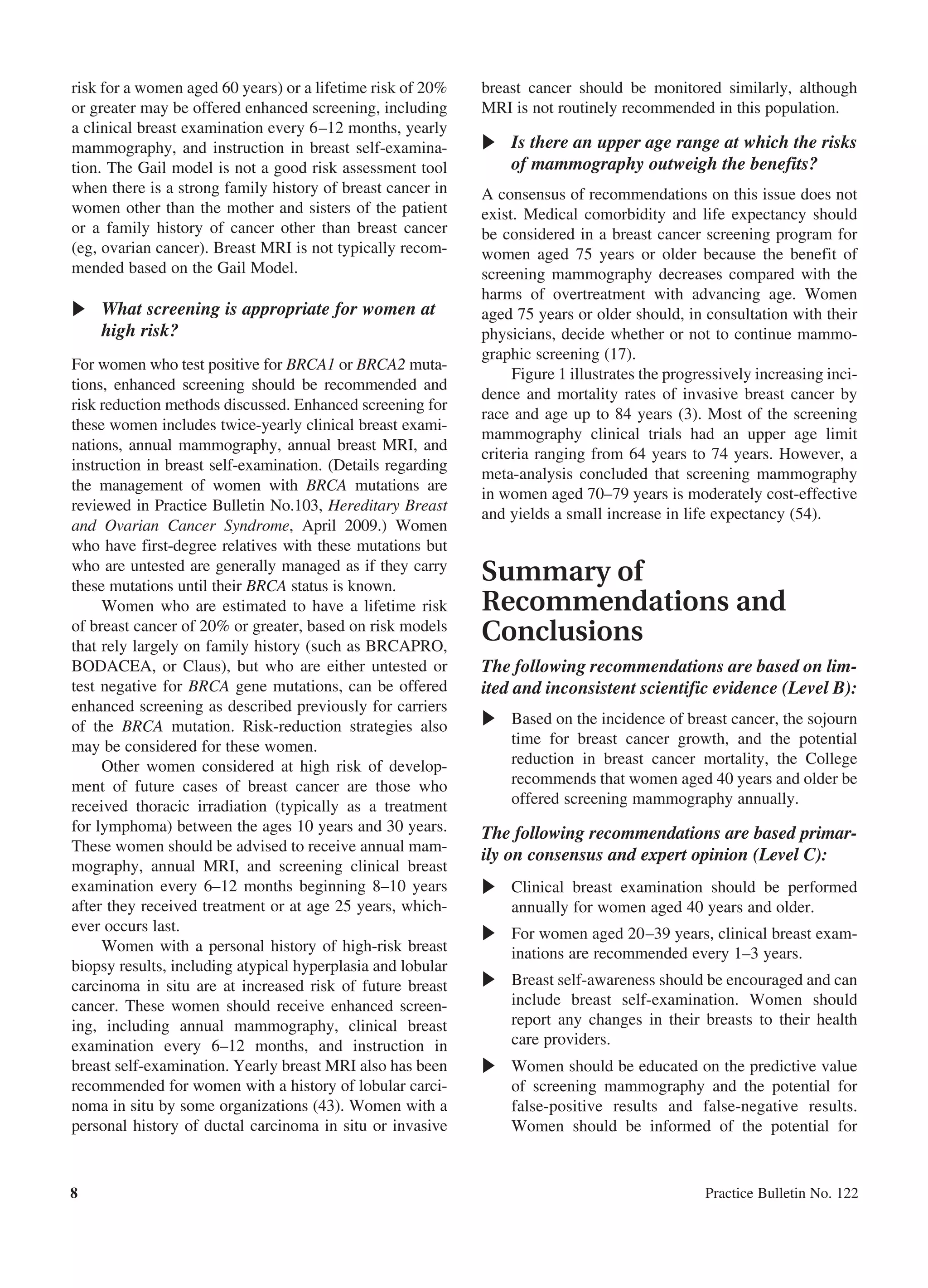 Breast Cancer Screening | PDF