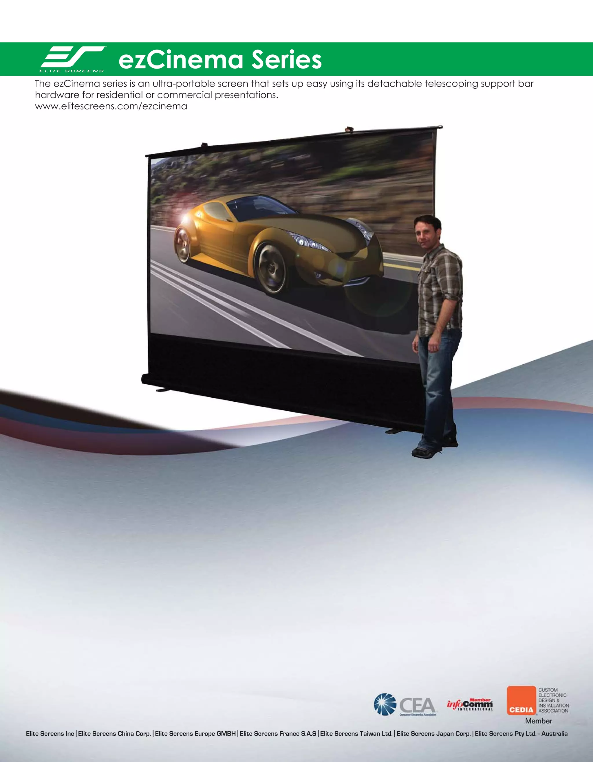 Elite ez cinema Screen | PDF | Home Appliances | Home & Garden