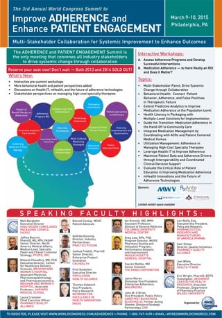 Improve Adherence and Enhance Patient Engagement (Preview) | PDF