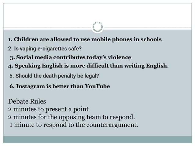 practice for english speaking assignment | PPT