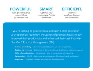 NextGen Practice Management | PPT