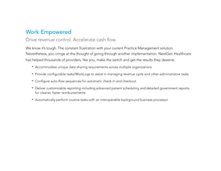 NextGen Practice Management | PPT
