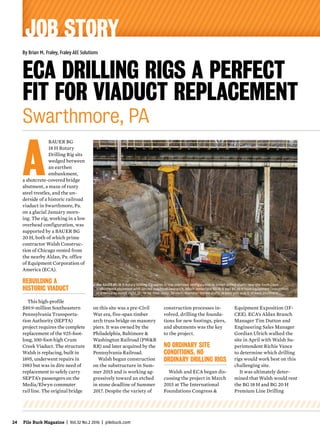 ECA Drilling Rigs a Perfect Fit for Viaduct Replacement | PDF | Civil ...