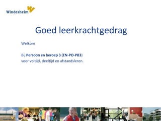 Pb3 introductie 2 | PPTX