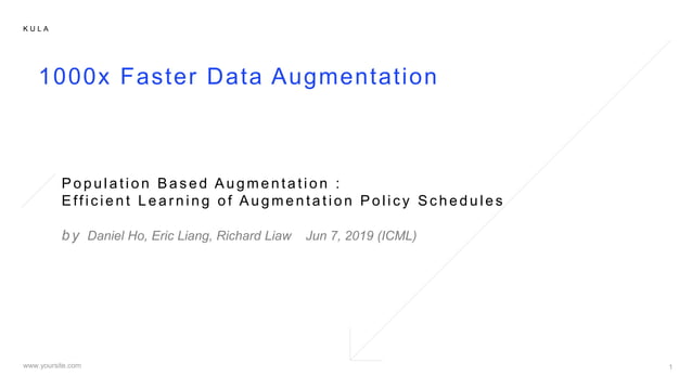 Population Based Augmentation | PPTX