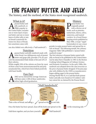 Peanut Butter and Jelly Flowchart | PDF