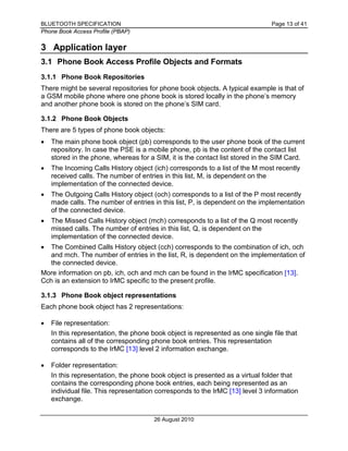 Blutooth profile | PDF