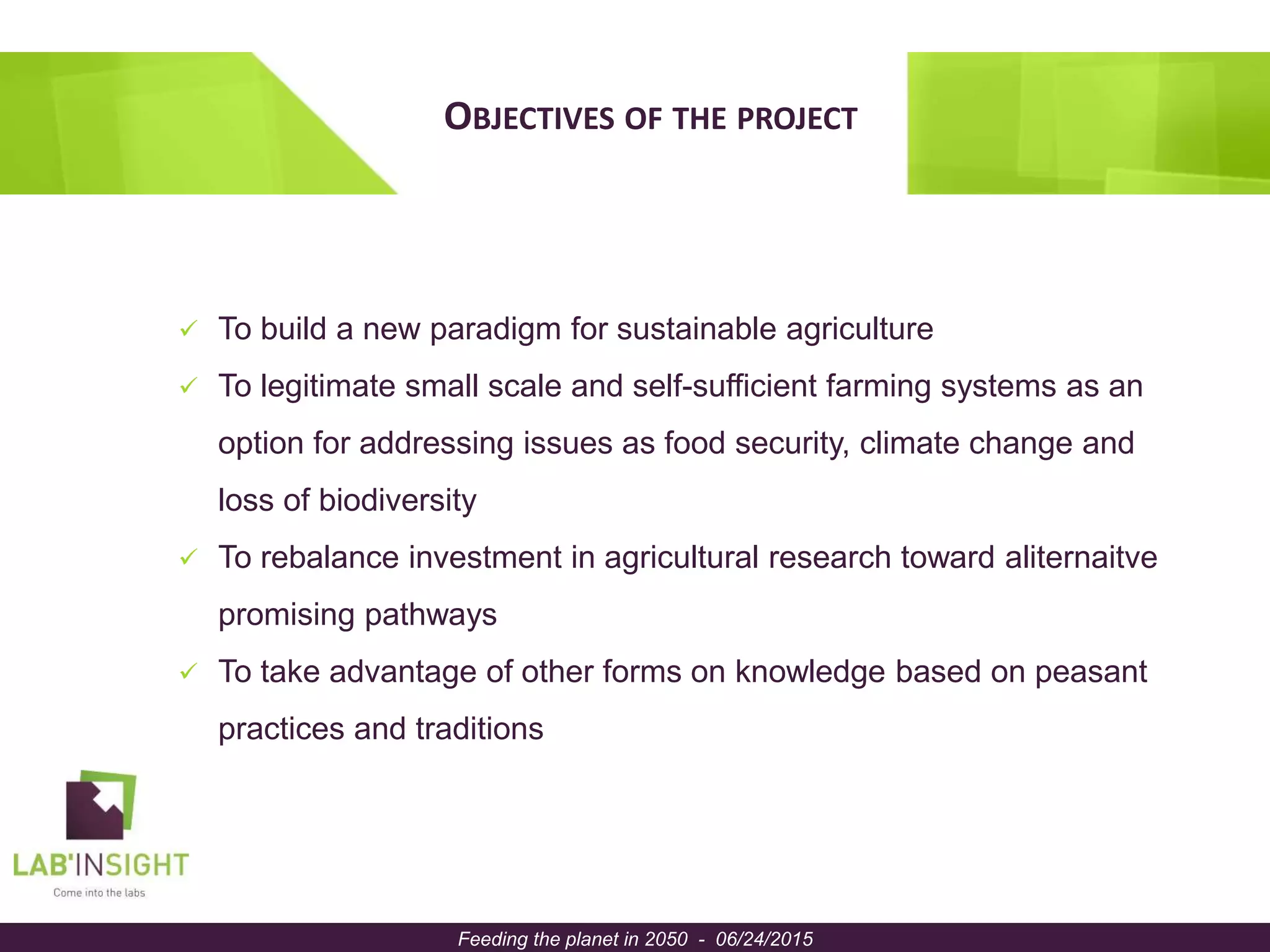 Philippe Baret_UCL - Feeding The planet in 2050 ? | PPTX