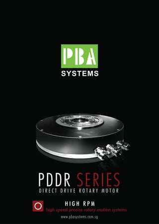 PDDR Direct Drive Rotary Motor | PDF