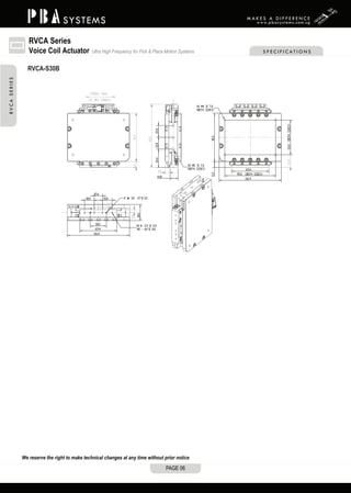 Rectangular Voice Coil Actuator | PDF
