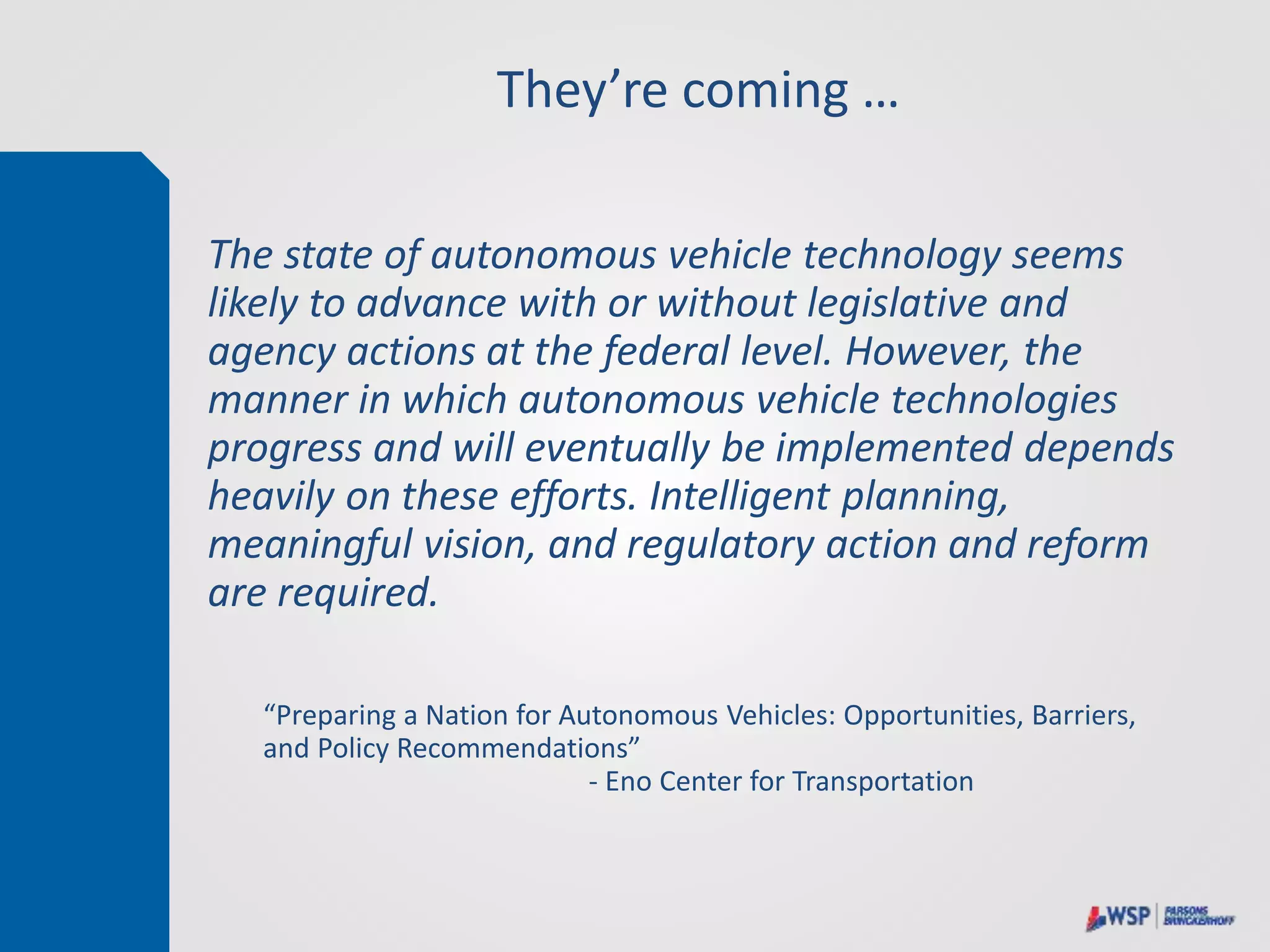 How Our Cities Can Plan for Driverless Cars | PPT