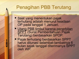 Pajak Bumi dan Bangunan (PBB) | PPT