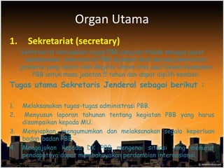 PBB ( Perserikatan Bangsa - Bangsa ) | PPTX