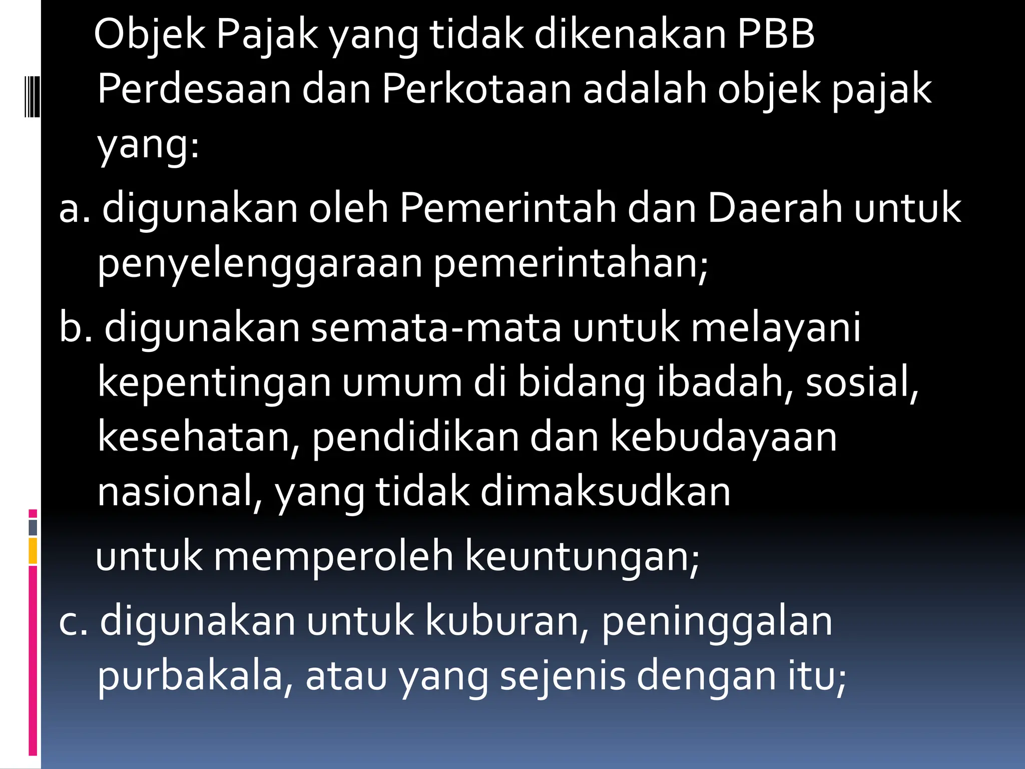 SOSIALISASI PAJAK BUMI DAN BANGUNAN (PBB) | PPTX