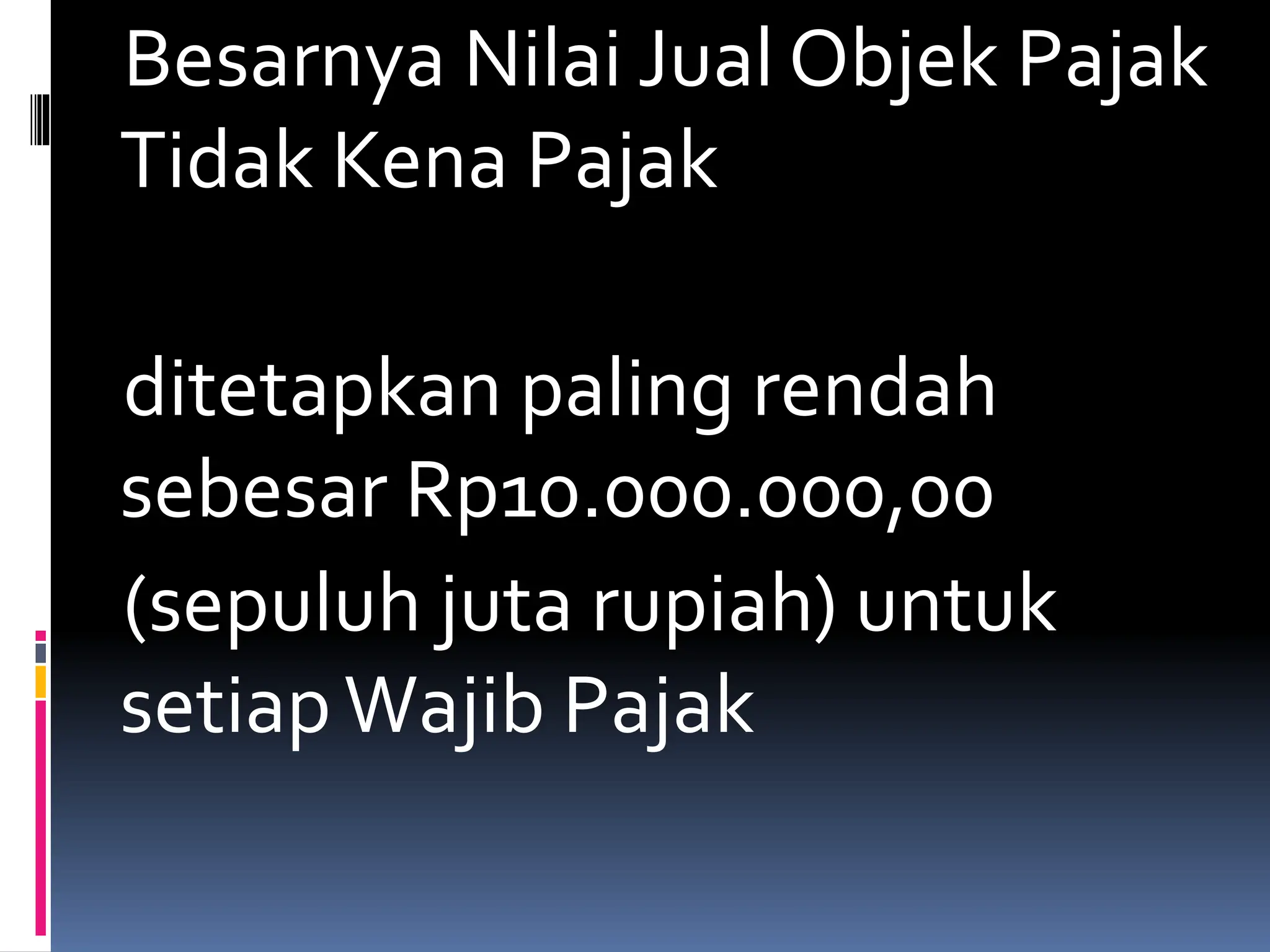 SOSIALISASI PAJAK BUMI DAN BANGUNAN (PBB) | PPTX