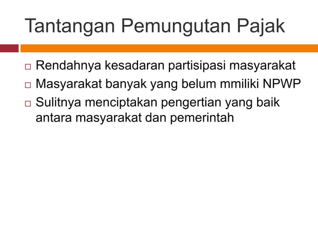 PBB, Bea Materai, dan Tantangan Pemungutan | PPTX
