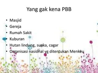 PBB dan Bea Materai | PPTX