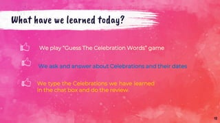 ESL Celebrations topic.pptx