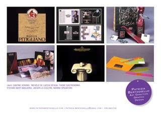 Patrizia Bertassello | Art Direction and Graphic Design | Portfolio | PDF