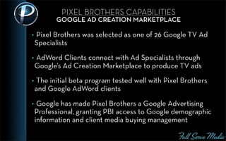 Pixel Brothers Capabilities Presentation | PPT