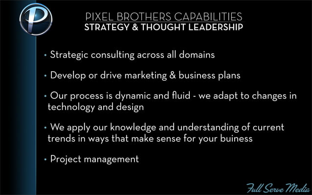 Pixel Brothers Capabilities Presentation | PPT