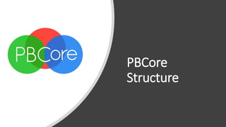 Pbcore workshop slides | PPTX