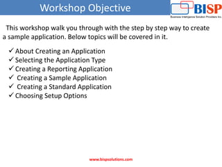 Oracle PBCS creating standard application | PDF