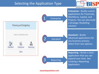 Oracle PBCS creating standard application | PDF