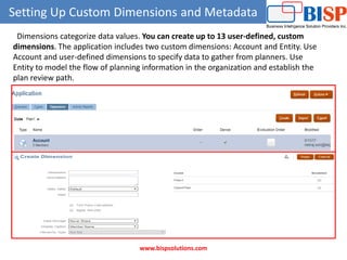 Oracle PBCS creating standard application | PPT