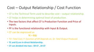 cost analysis- part ii | PPT