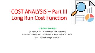 Long Run Cost Function | PPTX