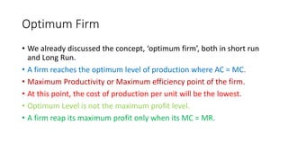 Long Run Cost Function | PPTX