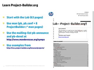 Multi-OS Continuous Packaging with docker and Project-Builder.org