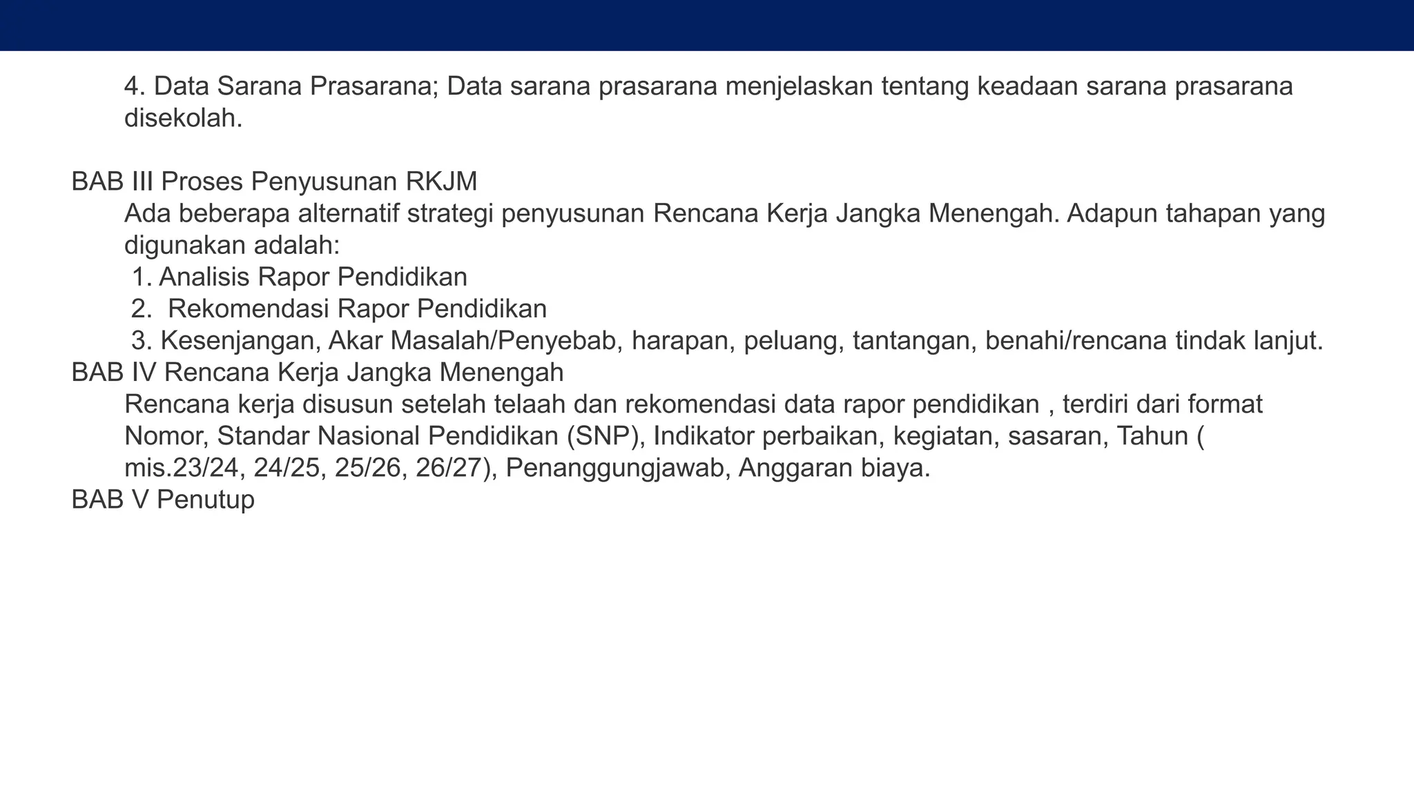 Perencanaan berbasis data jenjang SMP Jakarta | PPTX