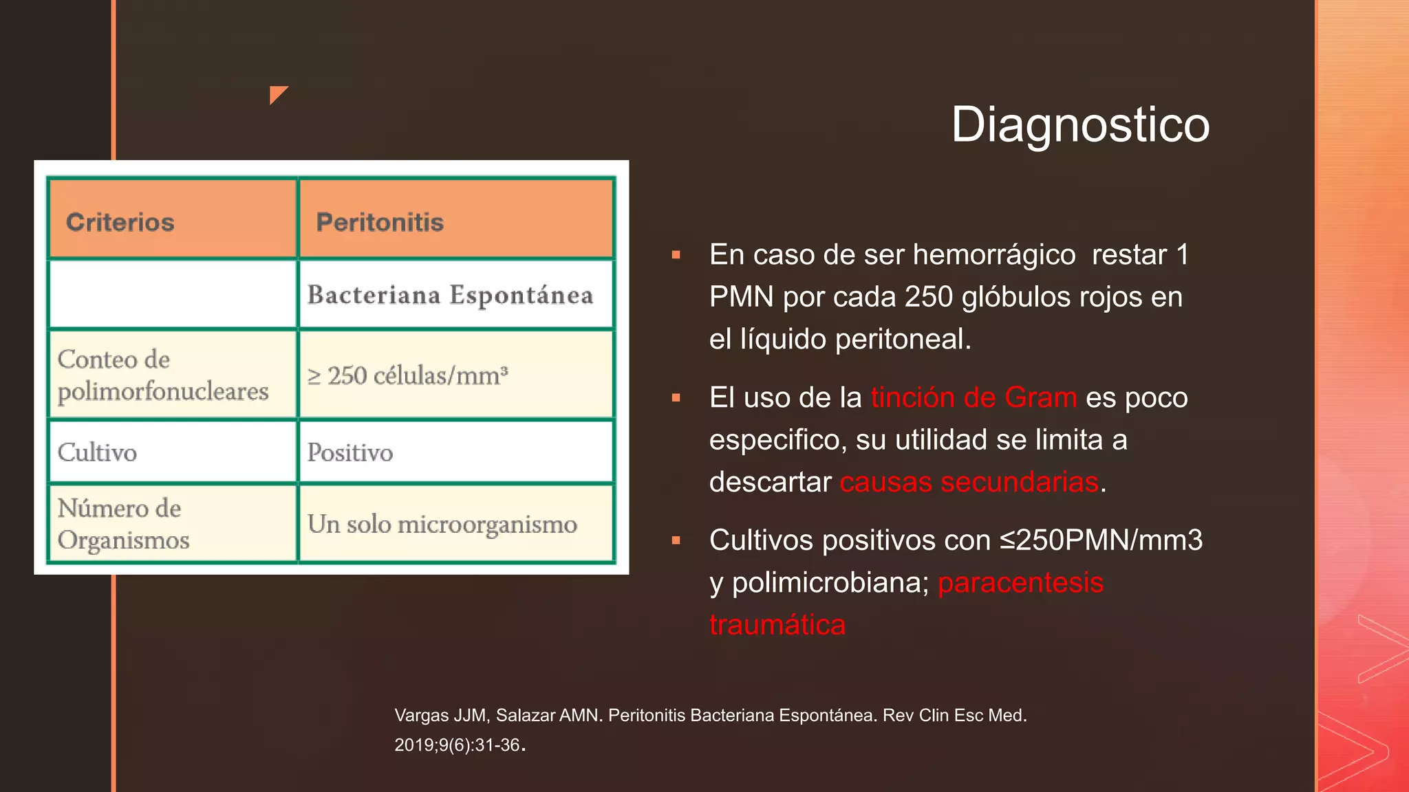 Peritonitis Bacteriana Espontanea | PPTX