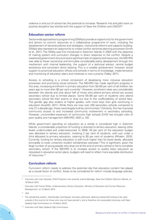 PBEA_Solomon Islands Case Study | PDF