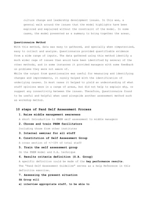 Business Excellence Model | PDF
