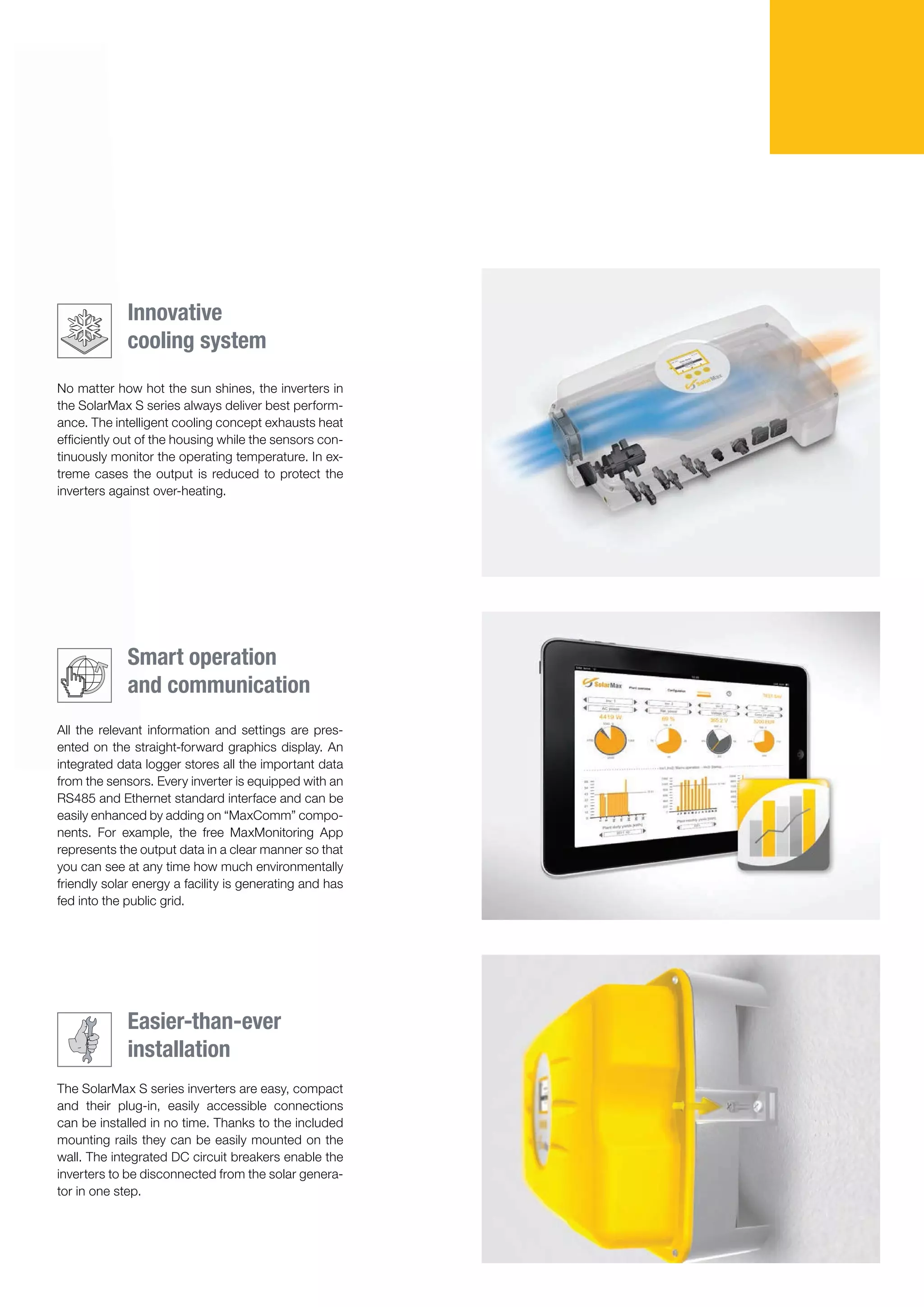 SolarMax S Series Inverters | PDF