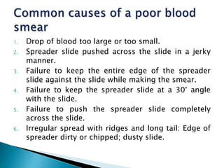 Preparation of peripheral blood flim | PPT