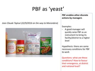 PBF ToC some reflections | PPTX