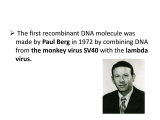 gene manipulation | PPTX